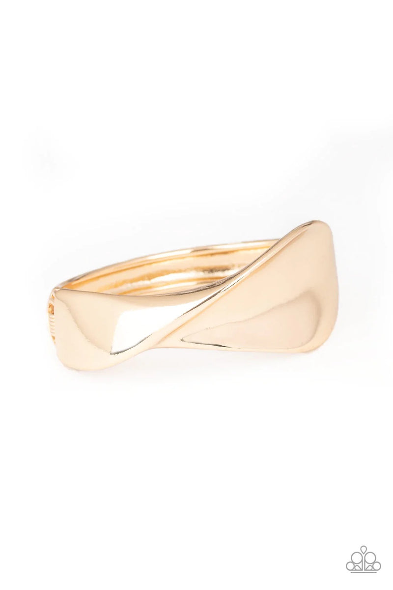 Paparazzi Jewelry Bracelet Retro Reflections Gold Angies Bling